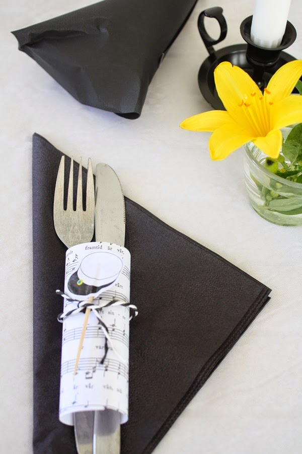 Hemma på Sjuan: Studentdukning och champagnefrukost