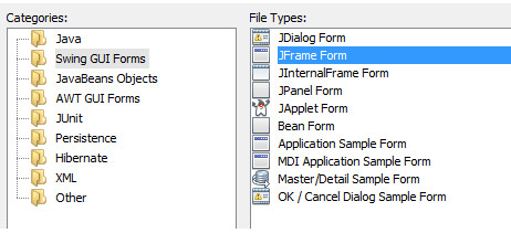 Contoh Program Java Netbeans - Perbedaan Class JFrameForm dan ...