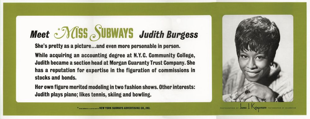 Miss Subways: The Tube Beauty Contest | Amusing Planet