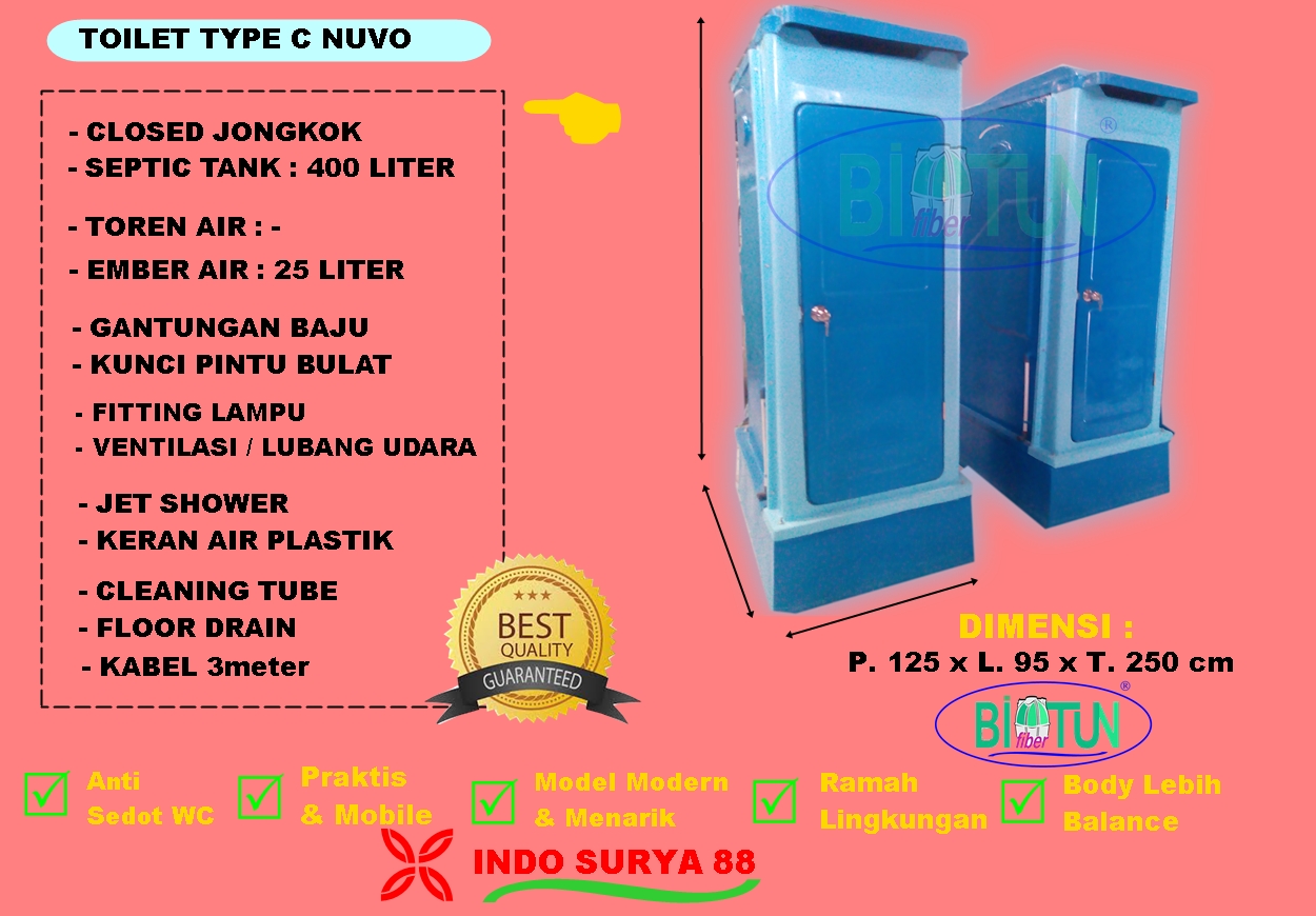 Cari Septic tank STP, Toilet Portable, Panel Tank ? di PT. Biosung ...