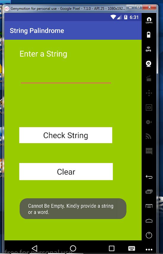 Free Programming Source Codes And Computer Programming Tutorials Palindrome In Android