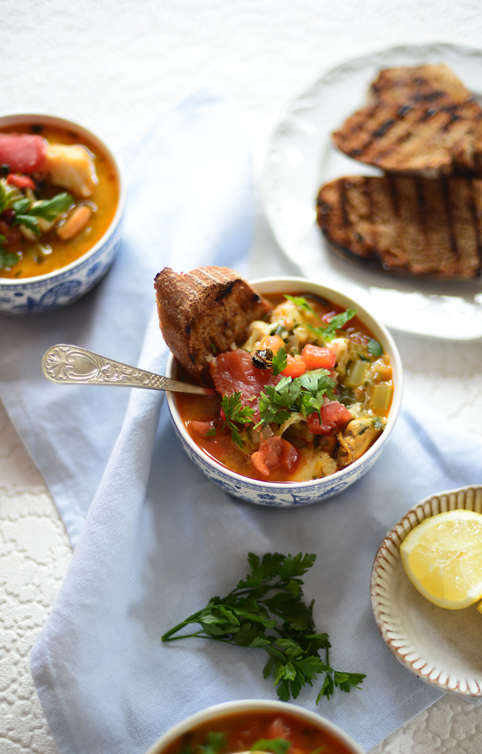 Lemon & Vanilla: Fish Soup Basquaise / Sopa de Peixe Basca.