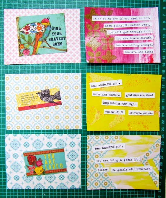 :: danipeuss.de :: BLOG: Mixed Media Montag Tutorial - Komplimente Karten