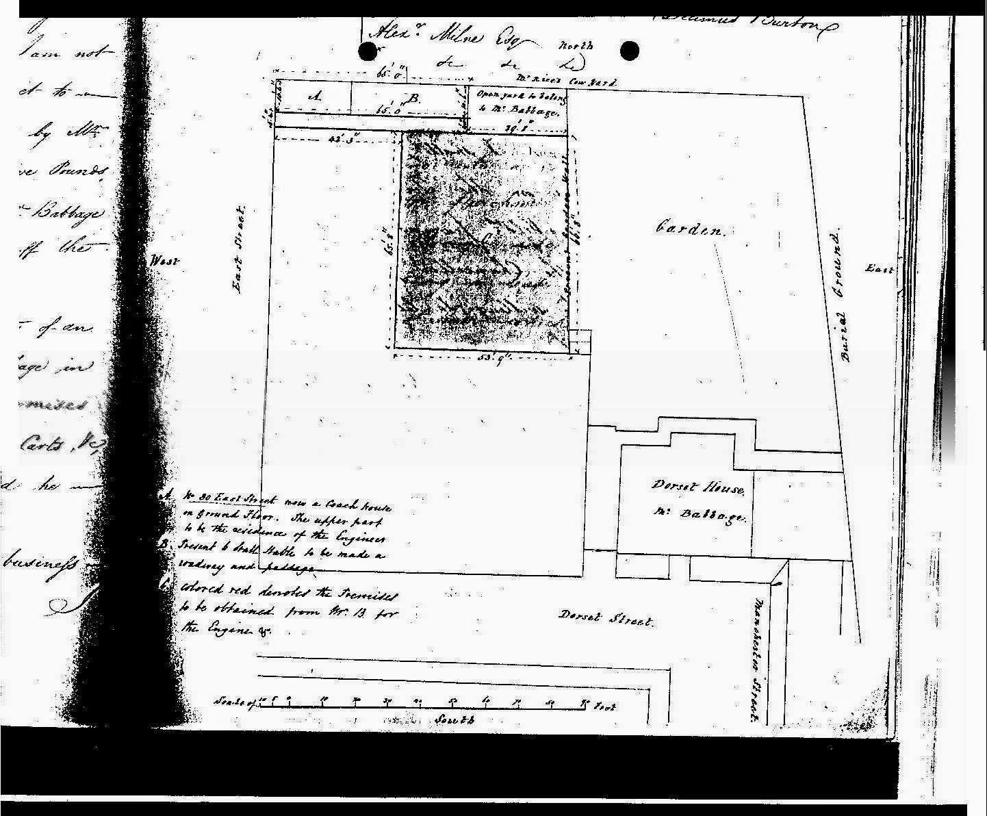 Charles Babbage's First Difference Engine: Sketch Map of Babbage's ...