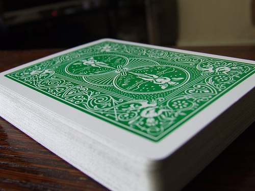 The life and times of Yellow/Orange/Green: Playing Cards