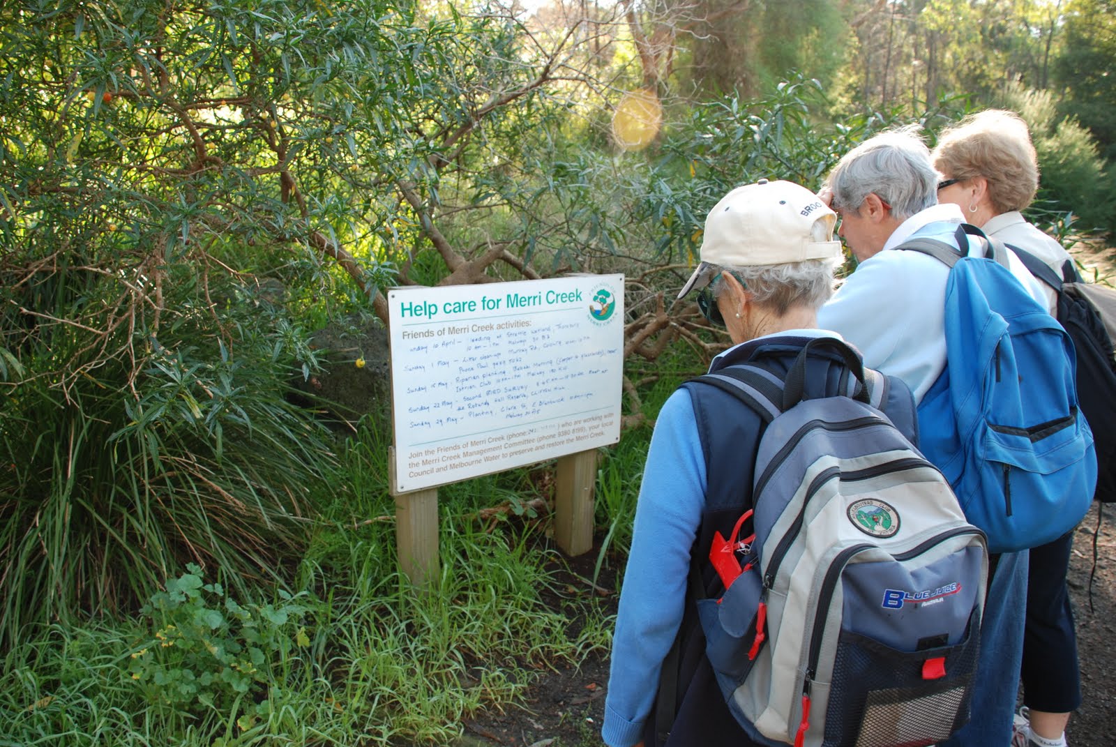 walkabouters club of victoria inc: Merri Creek Trail, 30th April, 2011