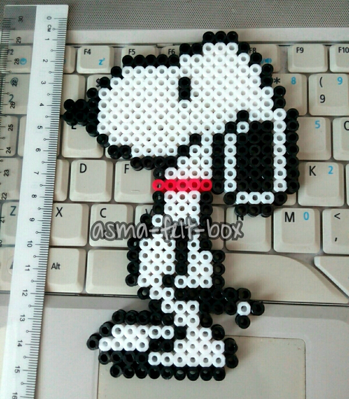 Snoopy Pixel : Perler Beads