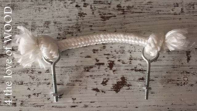 4 the love of wood: ROPE HANDLES - tutorial