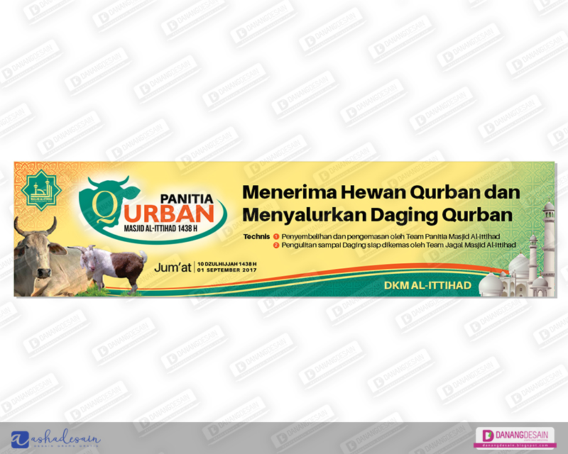 Contoh Desain Spanduk Banner Hewan Qurban - Contoh Desain Banner Spanduk