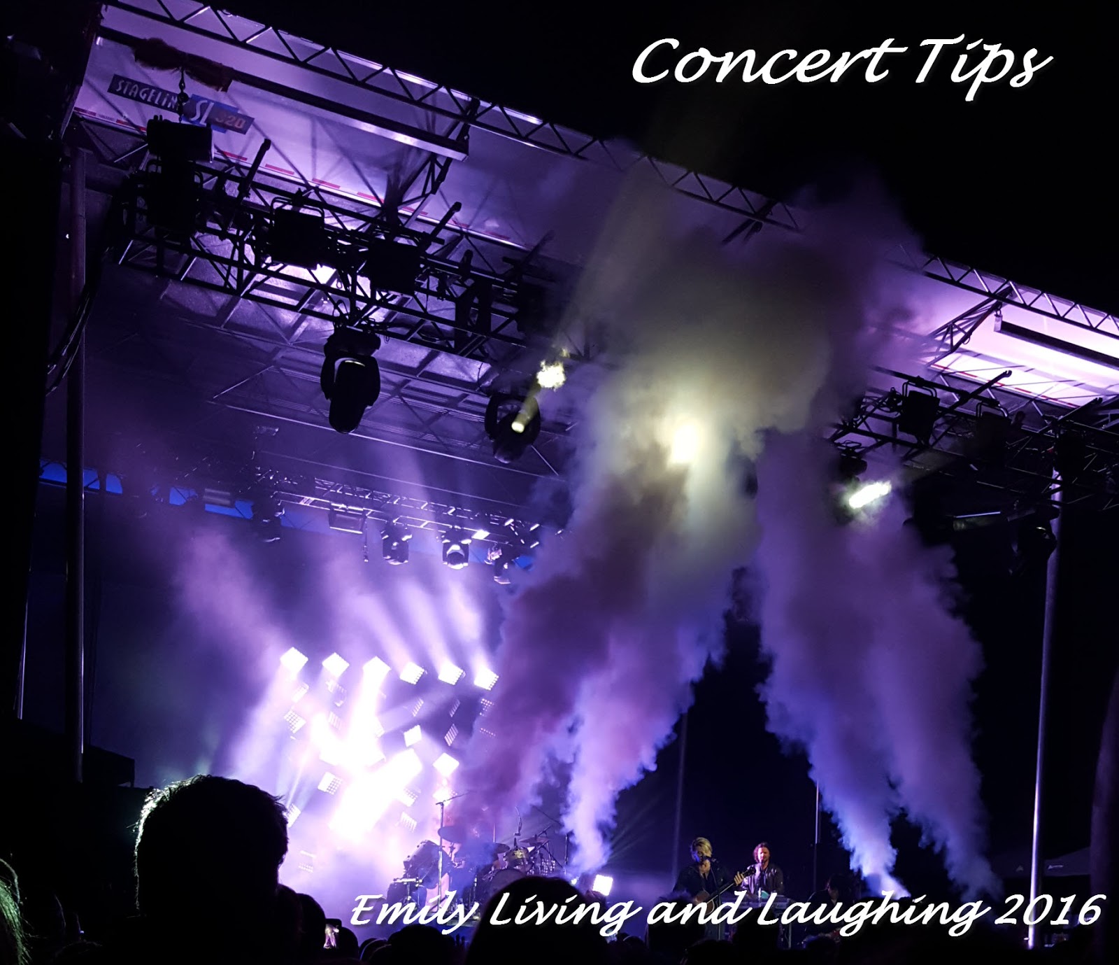 Emily Living and Laughing : Concert Tips