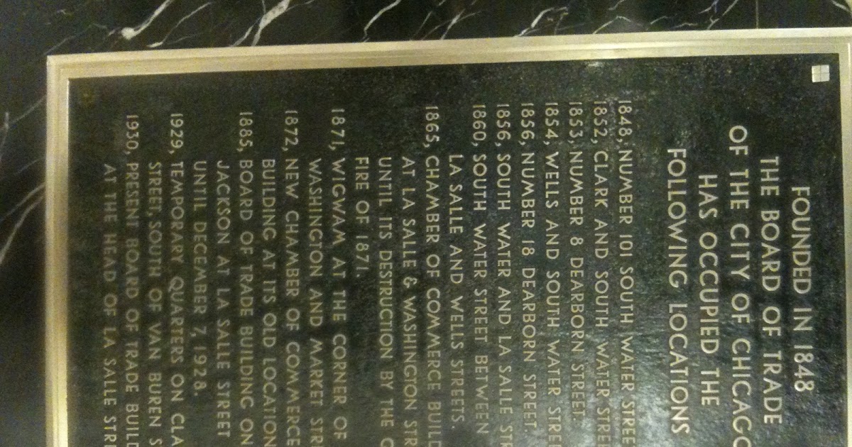 Trading Pit Blog: CBOT historical locations