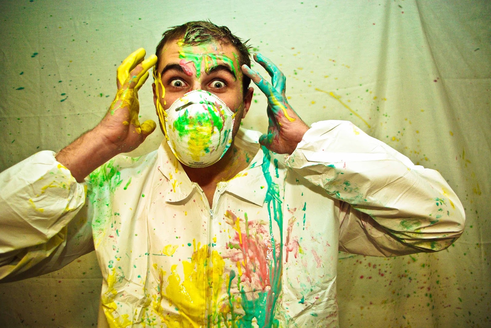 La galería del tío pringado: Chicos pringados con pintura