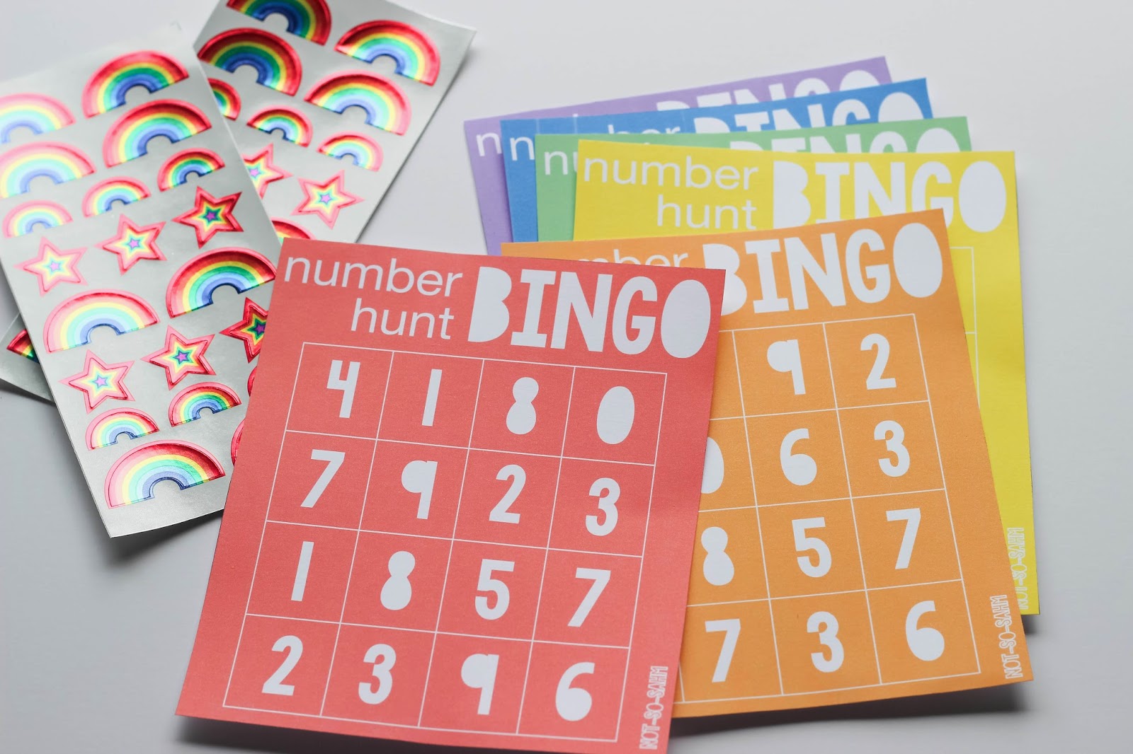 Not-So-SAHM: Miscellaneous Madness: Number Hunt Bingo
