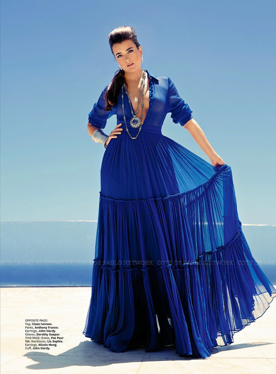 Cote De Pablo - Latina Magazine September 2013 - Magazine-Photoshoot ...