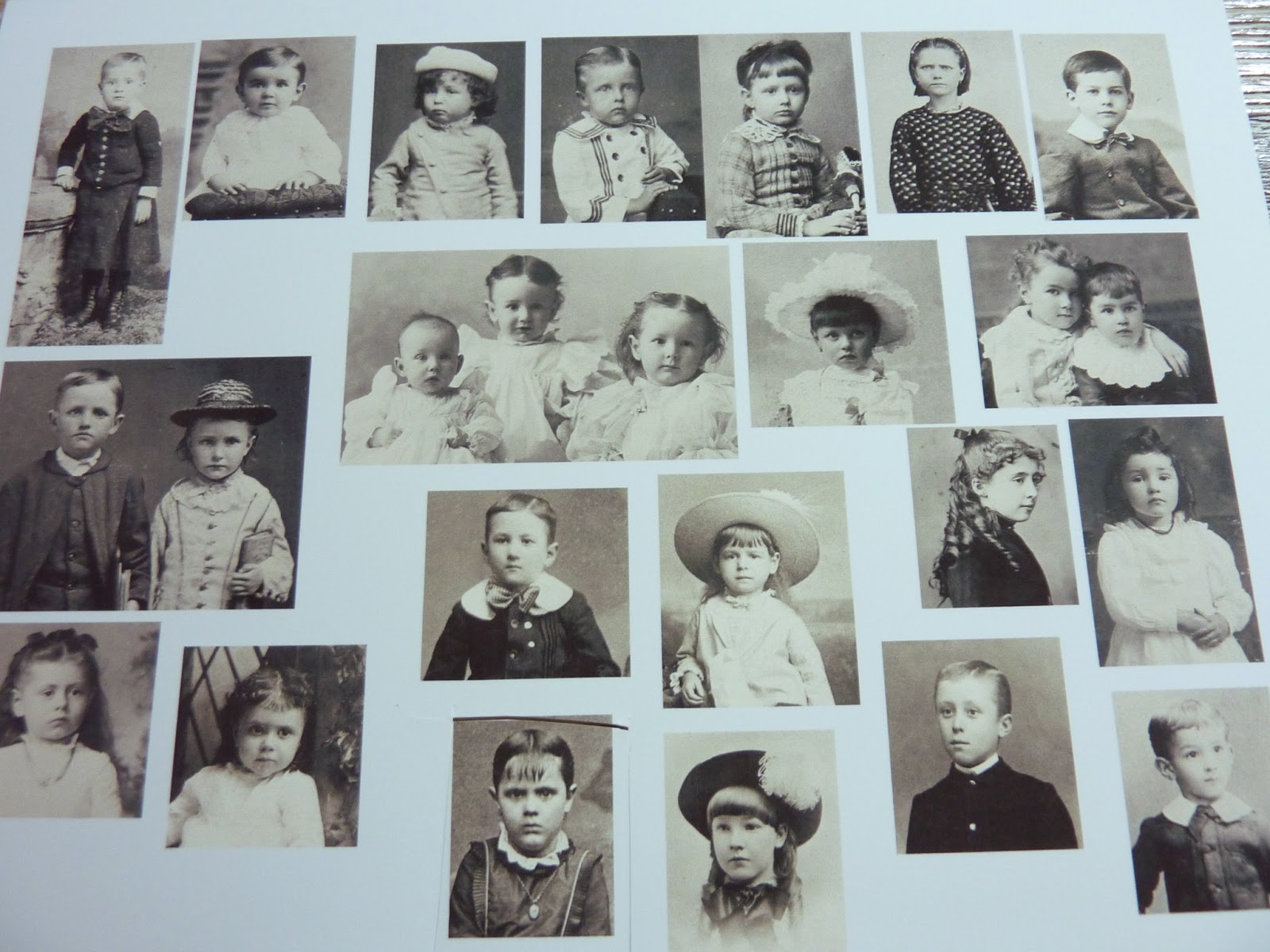 Artful Play: Vintage Photo Tags