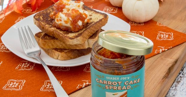 Trader Joe's Welcomes the Fall with New Carrot Cake Spread | Brand Eating. Your Daily Fast Food ...