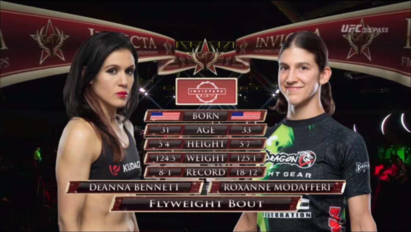 Todas as Lutas Full Fight: Deanna Bennett vs Roxanne Modafferi Full ...