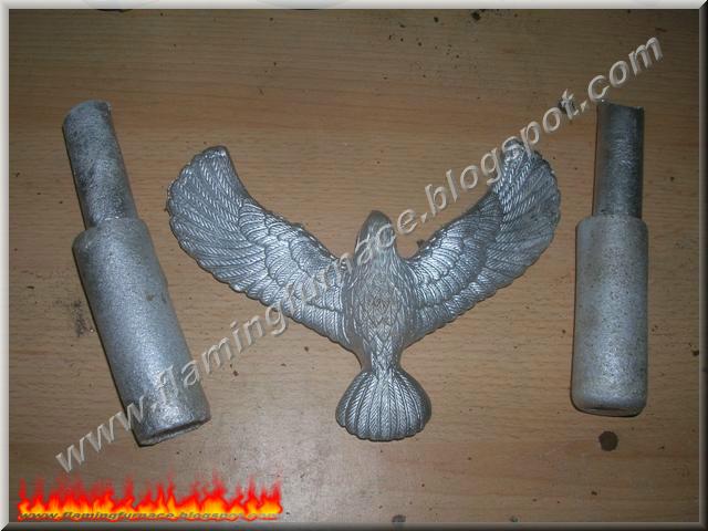 Aluminum eagle sand casting ~ Metal casting projects