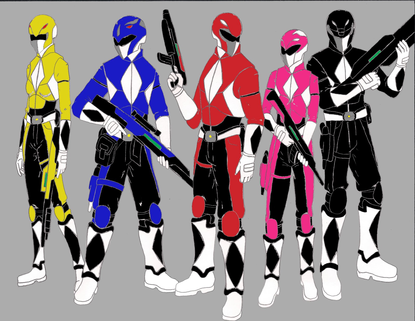 stuff: power ranger concept art