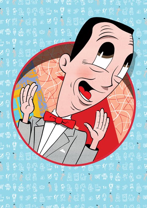 RYAN SNOOK – PEE-WEE HERMAN EXHIBITION | Synergy Art - Illustration Agency