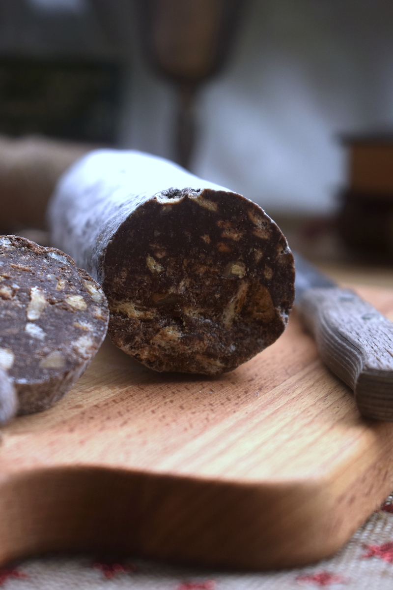 Salami de chocolate. - Lavanda Cakes