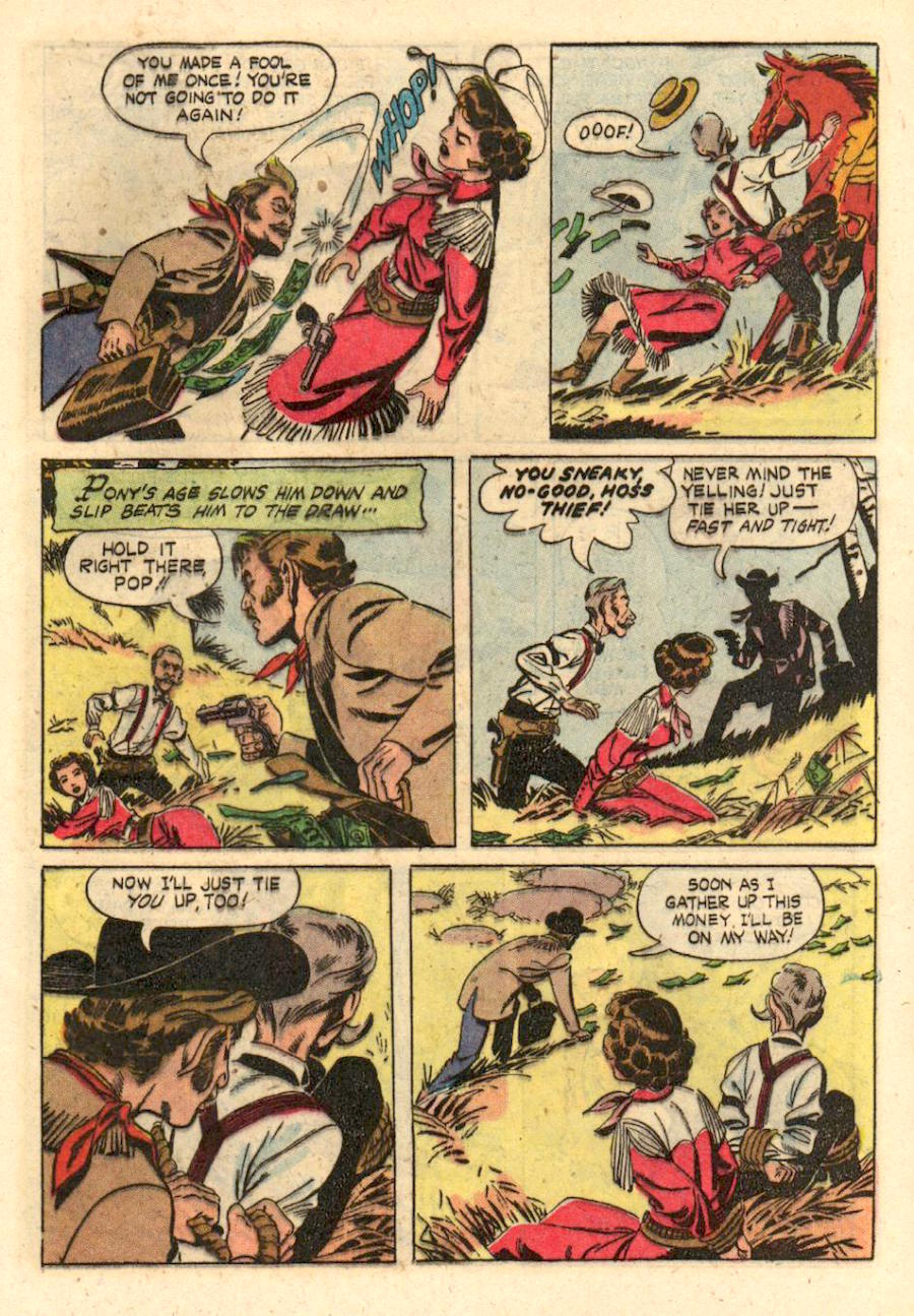 Queen of the West Dale Evans #17 - Russ Manning art - Pencil Ink