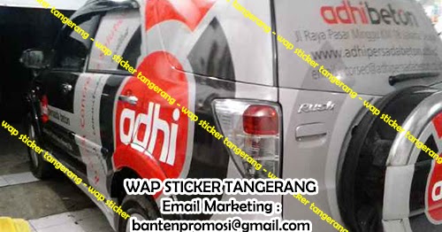Jasa Sticker Branding Mobil: Jasa Branding Mobil di Tangerang
