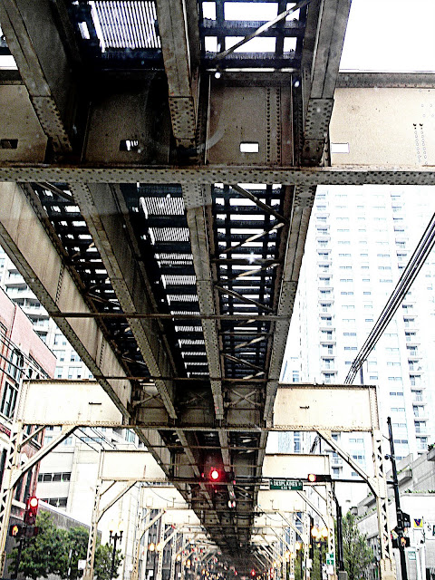 The 'L' Tracks in Chicago.