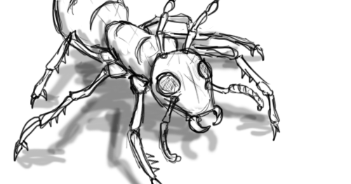 The Rusty Dagger: Daily Monster Art- Ant