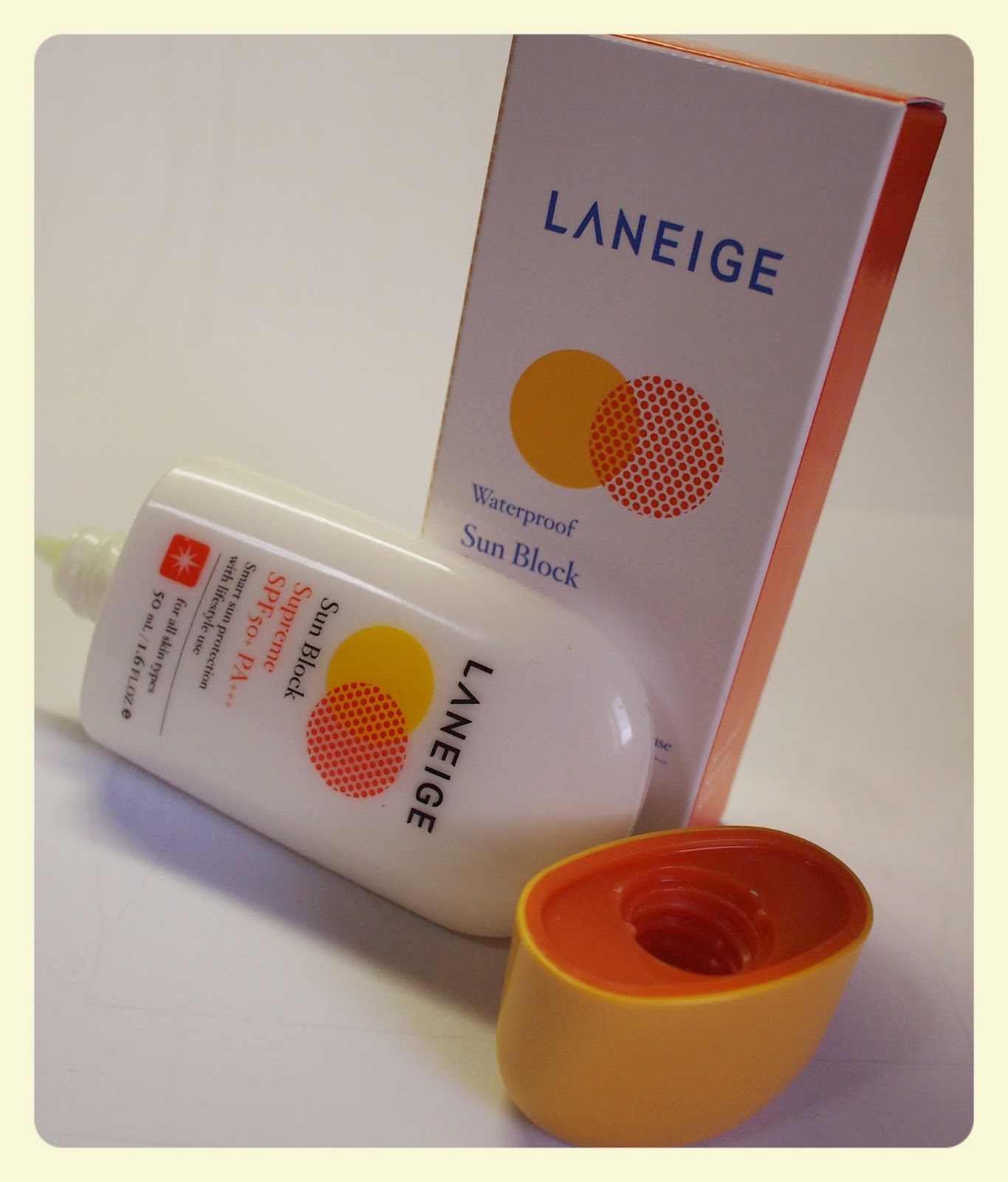 Lots of Cream: Laniege Sun Block Supreme SPF50 review