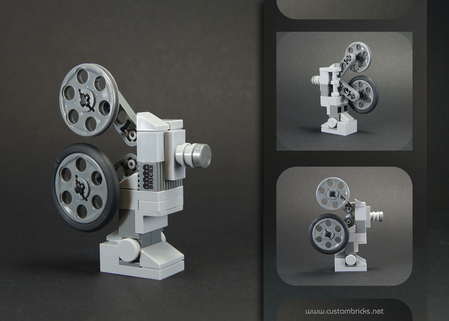 customBRICKS: Lego Vintage Movie Projector