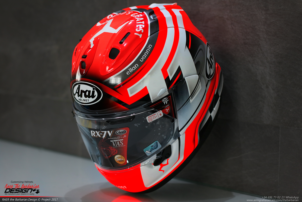 Racing Helmets Garage: Arai RX-7V "Tourist Trophy" 2017 by RAER The ...