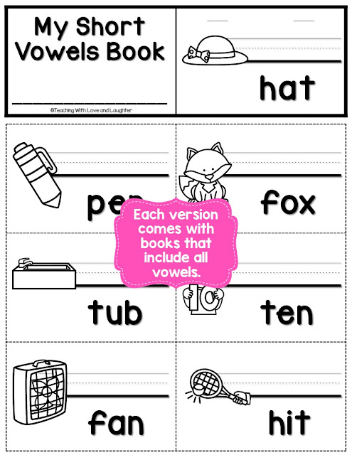 Teaching With Love and Laughter: Fun Flip Books for Short Vowels and a ...