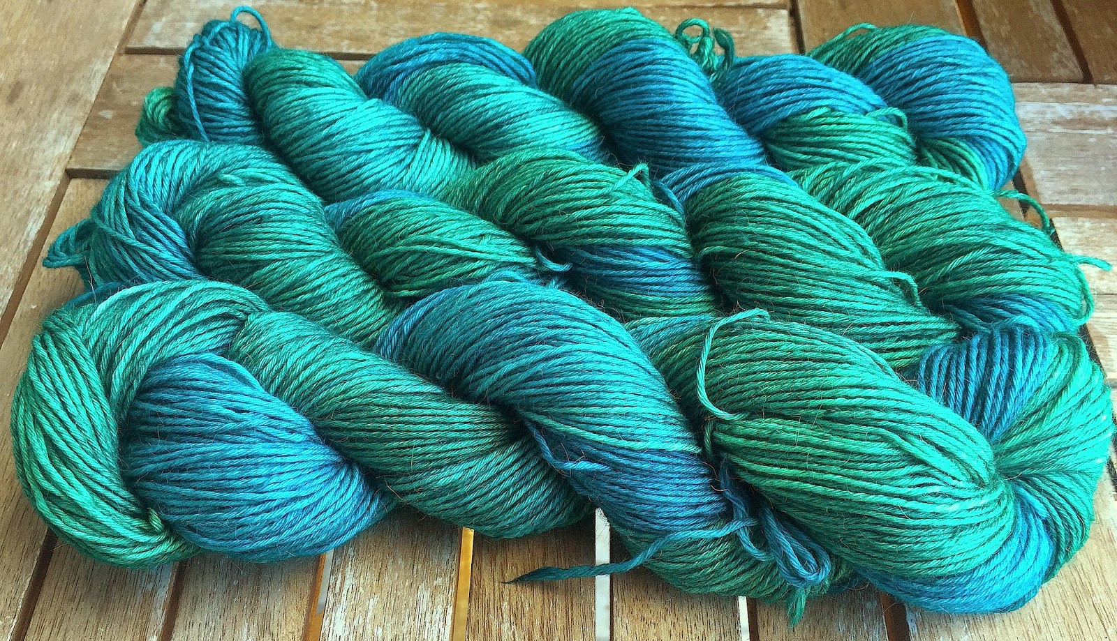 Purple Rainbow Yarns - Hand Dyed Yarns: NEW! Hand Dyed Yarn - Emerald ...