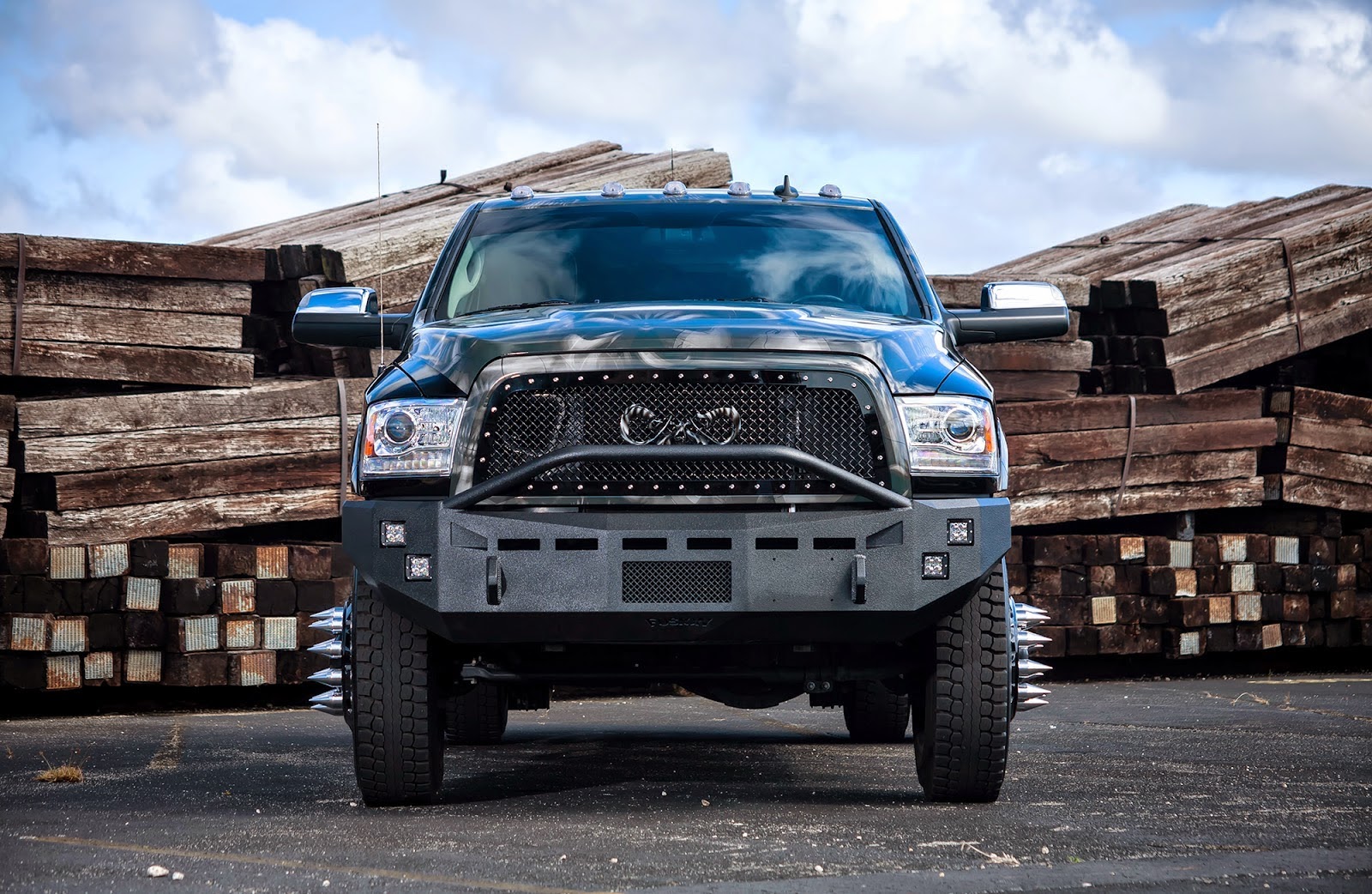 Cars Tuning Music: Dodge Ram Longhorn 3500 Dually By American Force Wheels