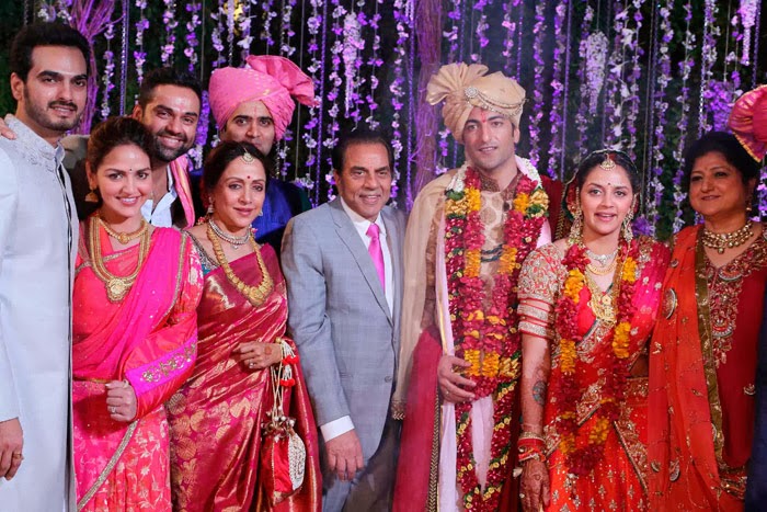 Dharmendra & Hema Malini Younger Daughter Ahana Deol Wedding Photos