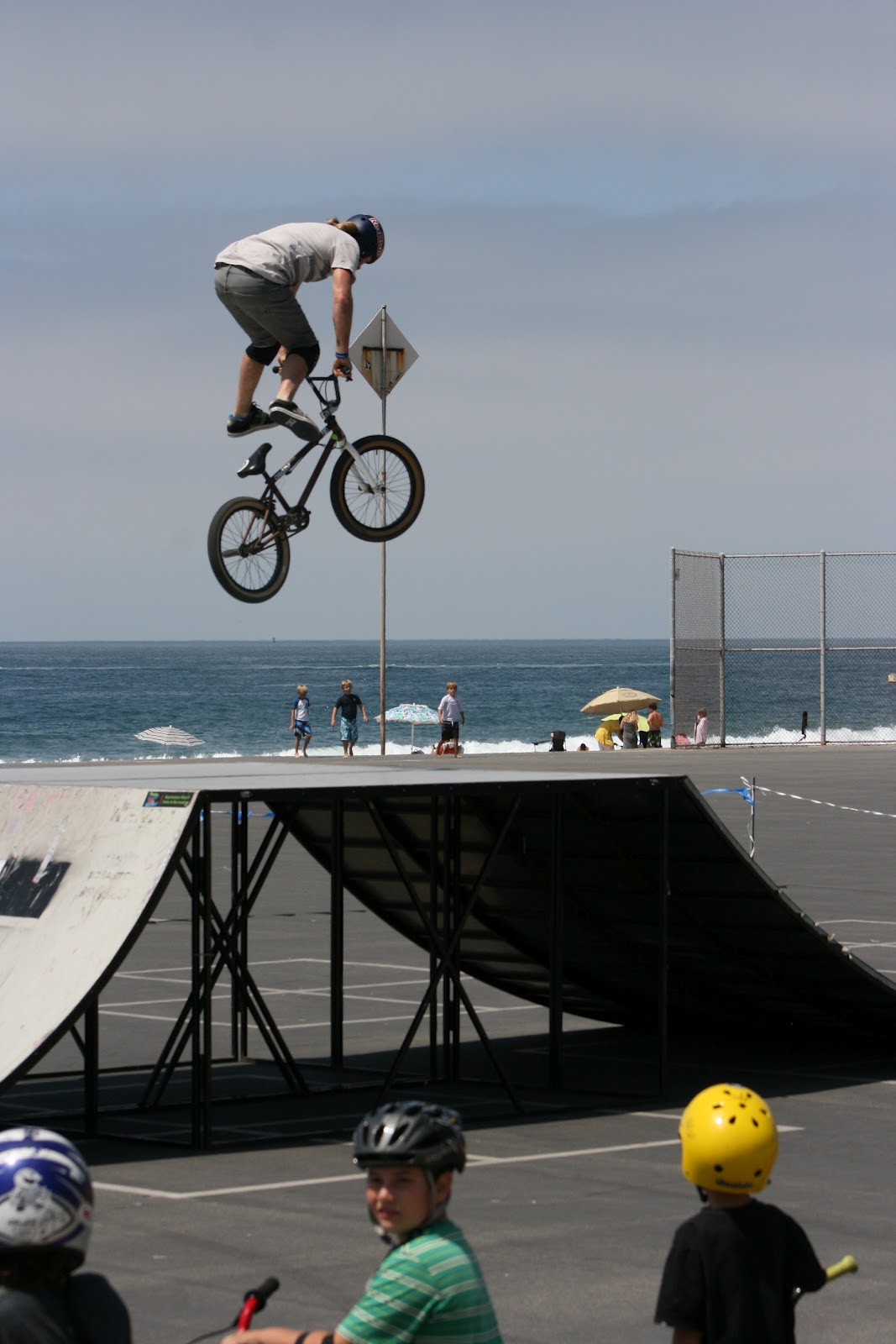 ciao! newport beach: BMX riding at the beach