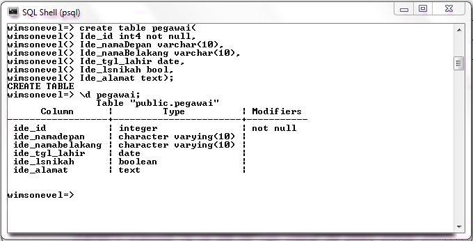 Membuat Tabel - My Personal Blog