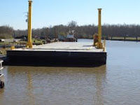 Barges for Marine Construction: Spud Barges