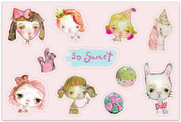 Mindy Lacefield: Sticker sheets.....so sweet