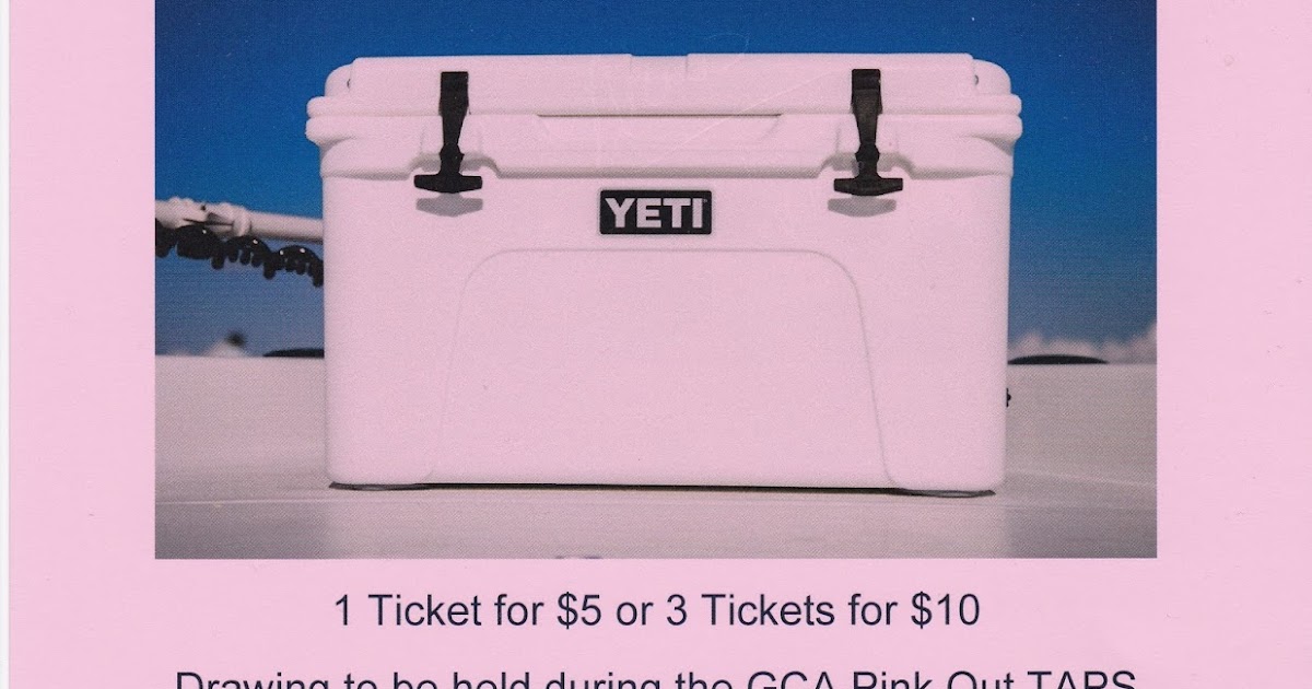 Grace Christian Academy: "Pink Out" Raffle - Yeti Cooler Tickets on ...