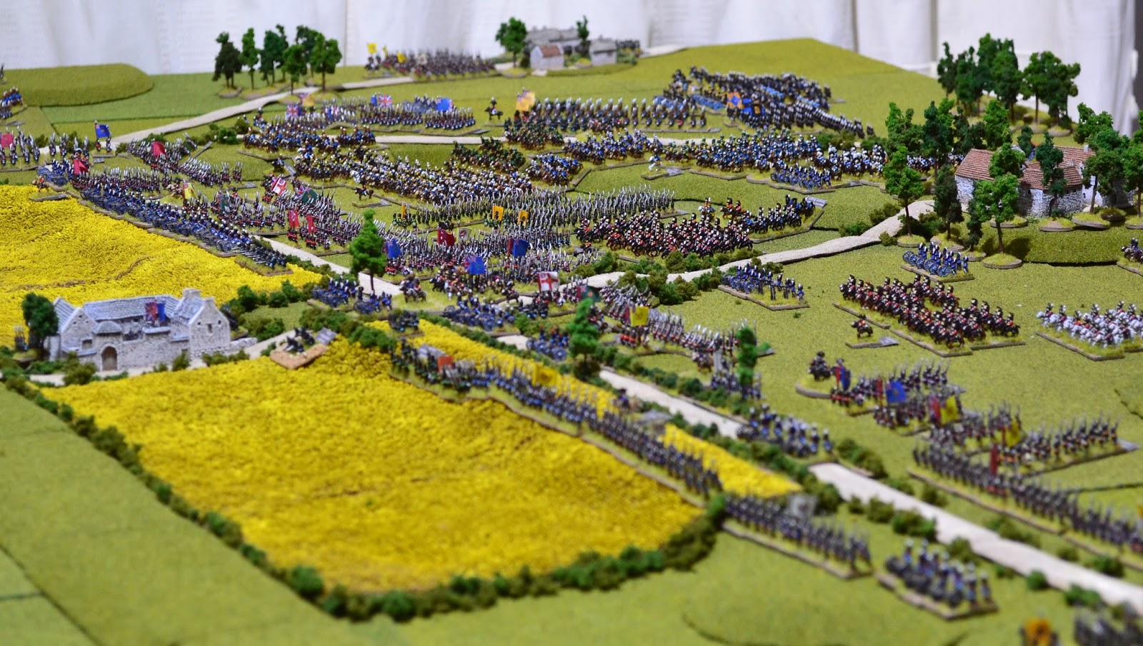 Grymauch's Solo Wargaming Blog : The Battle of Waterloo in 6mm Part 1