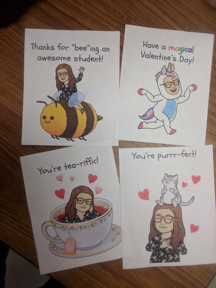 Bitmoji Valentine's Day Cards