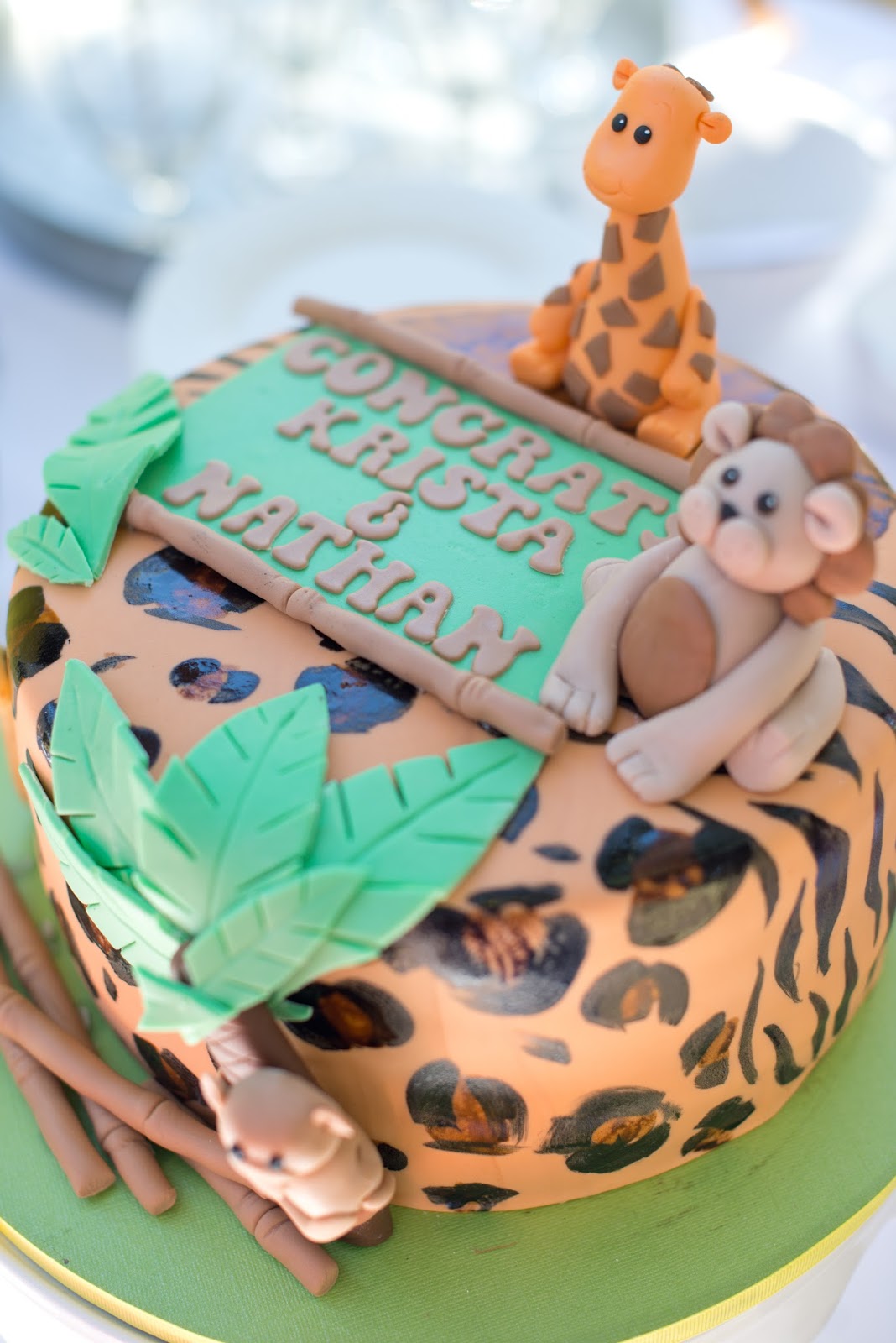 Domestic Fashionista: Sophisticated Zoo Animal Backyard Baby Shower
