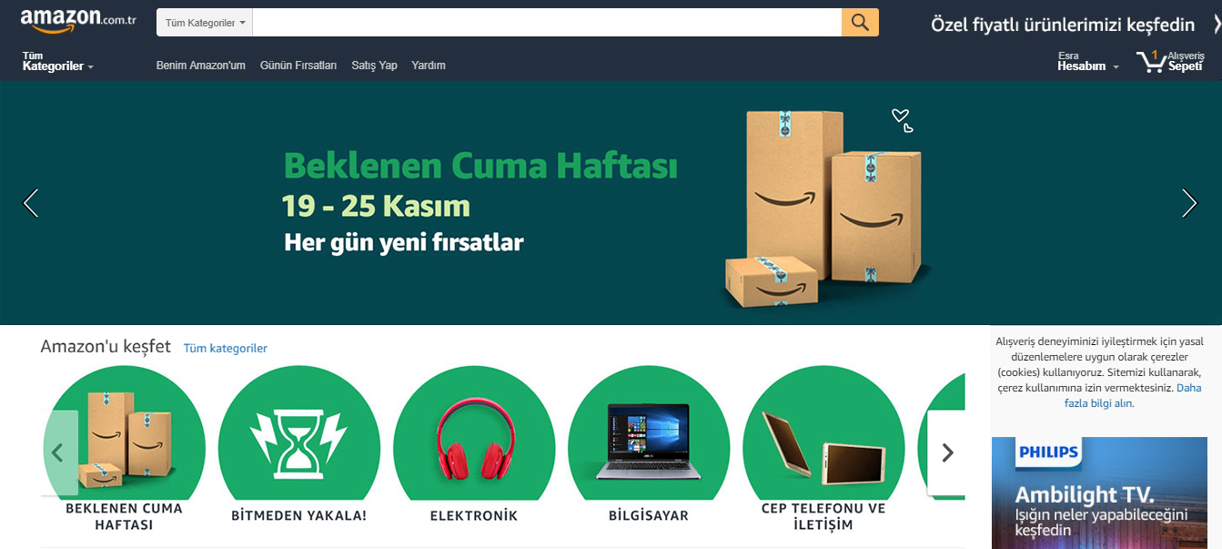 Amazon’da Beklenen Cuma haftası başladı