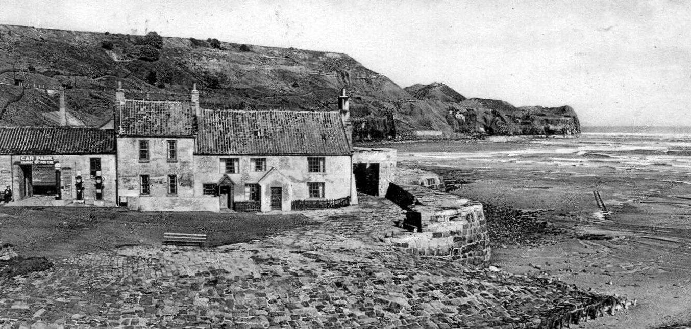 Tour Scotland: Old Photograph Sandhead Ness Stonehaven Scotland
