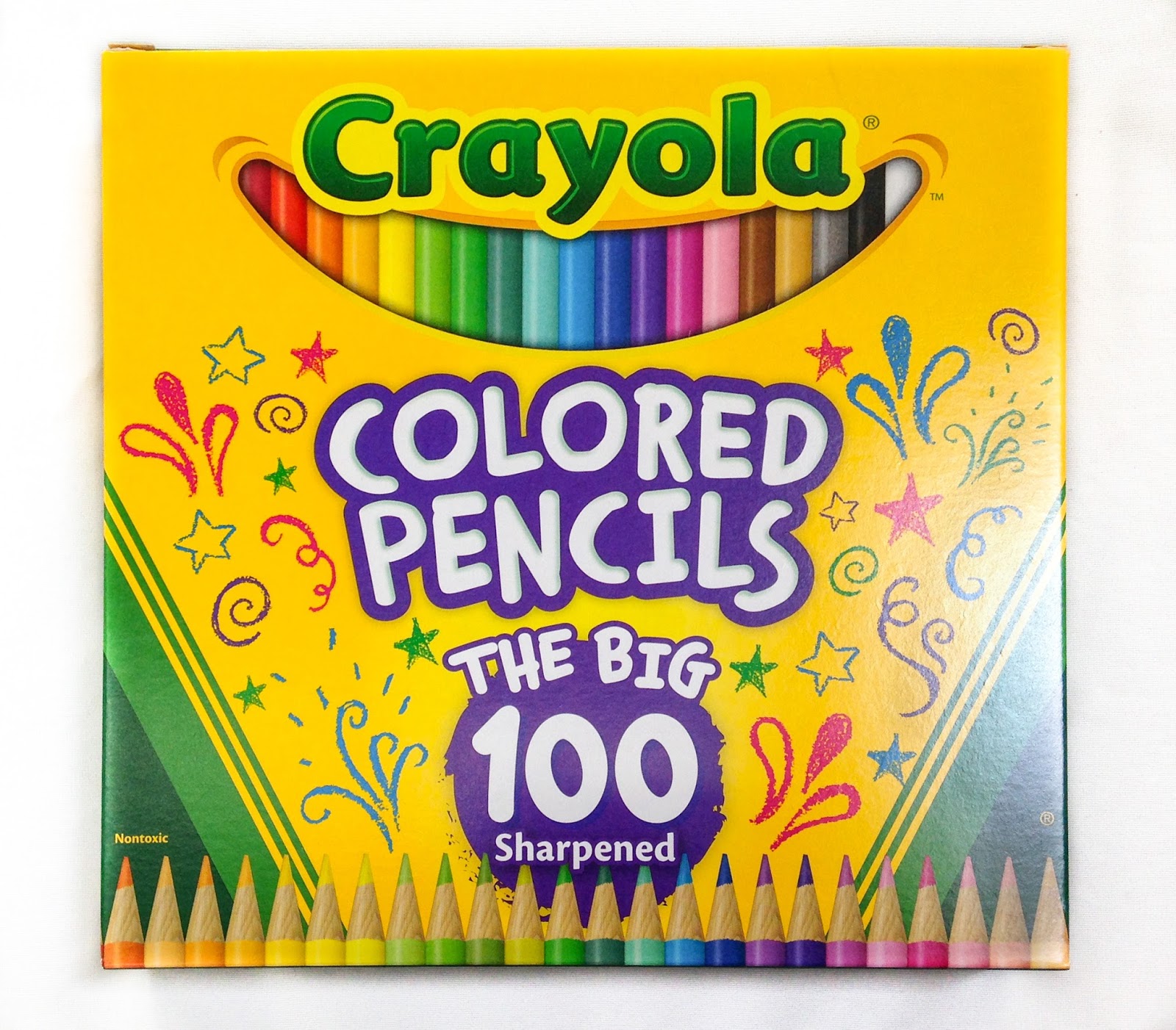 Crayola 100 Colored Pencils: What's Inside the Box | Jenny's Crayon ...