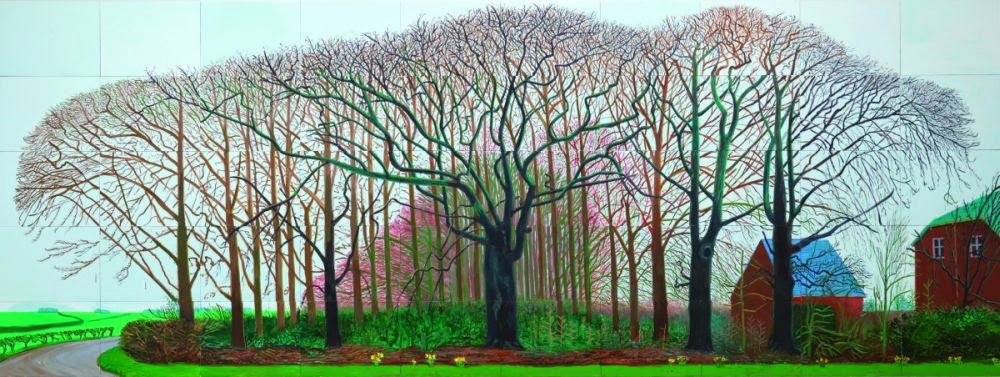 the art room plant: David Hockney's Trees