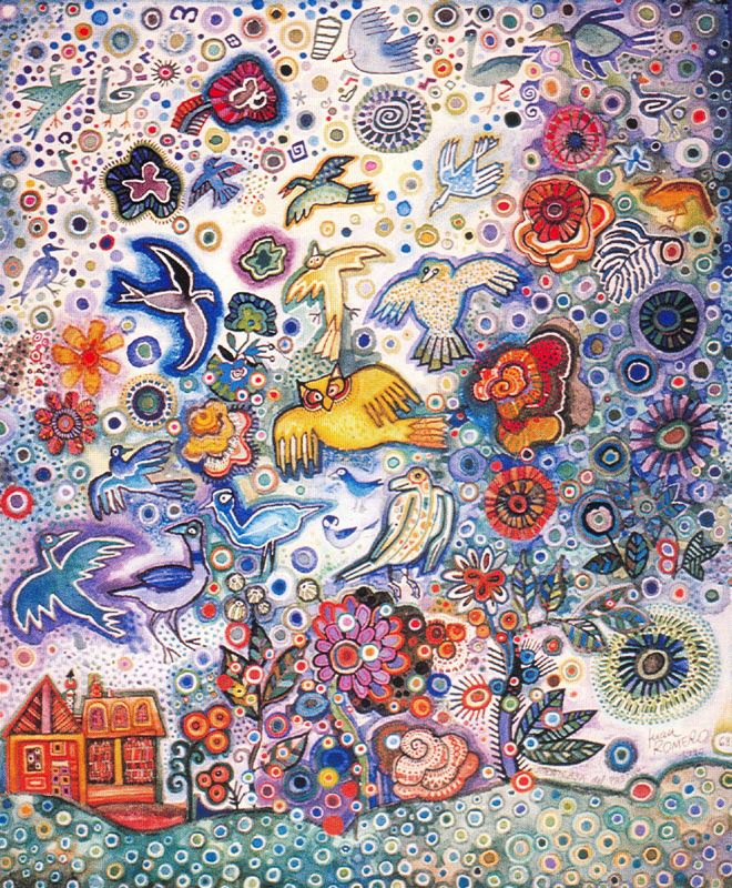 Painting of Juan Romero artist, Juan Romero paintings