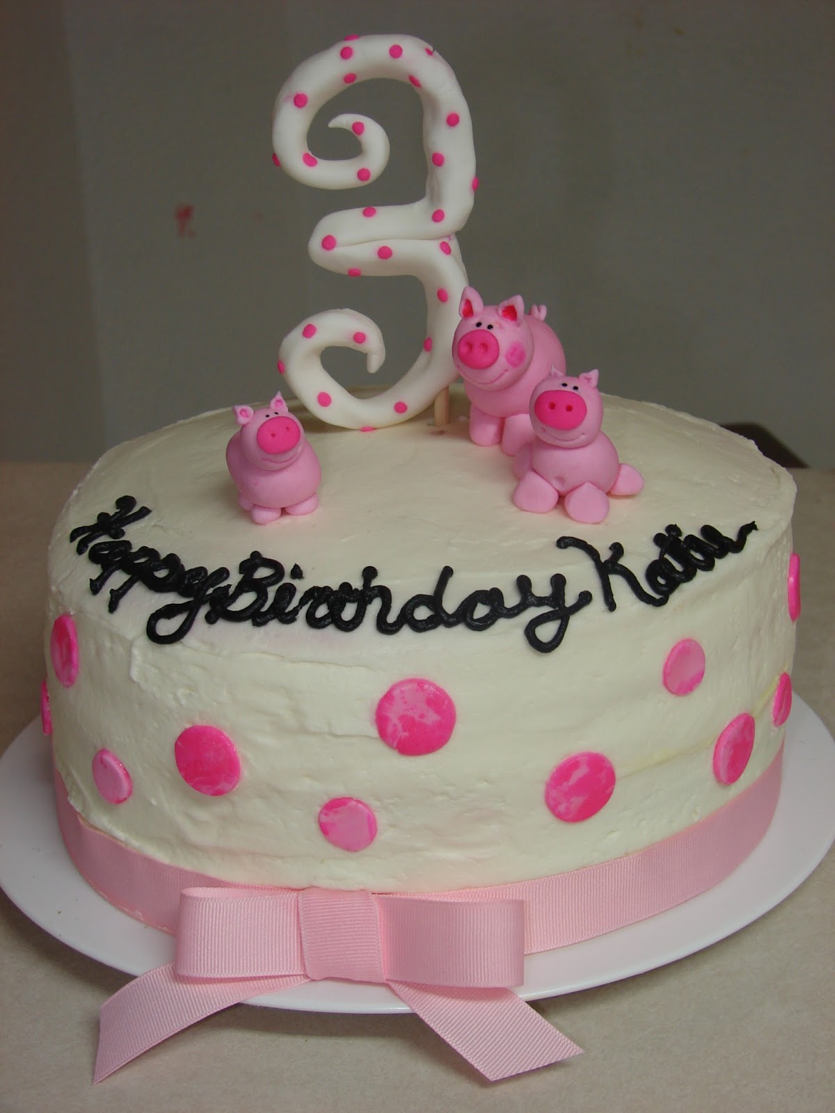 My Cake Hobby: Pig Birthday Cake